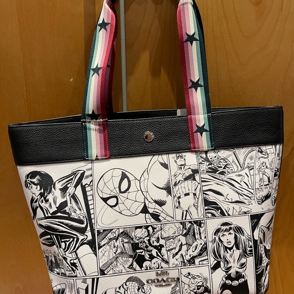 Coach | Bags | Coach X Marvel Jes Comic Book Tote | Poshmark
